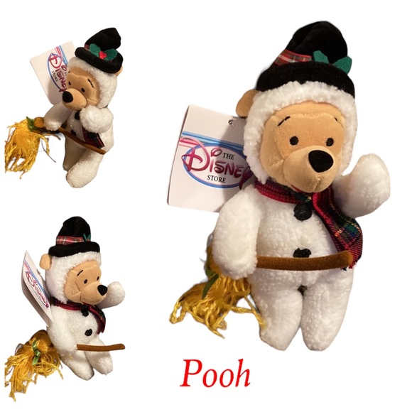 Disney | Other | Disney Winnie The Pooh Snowman Mini Bean Bag | Poshmark